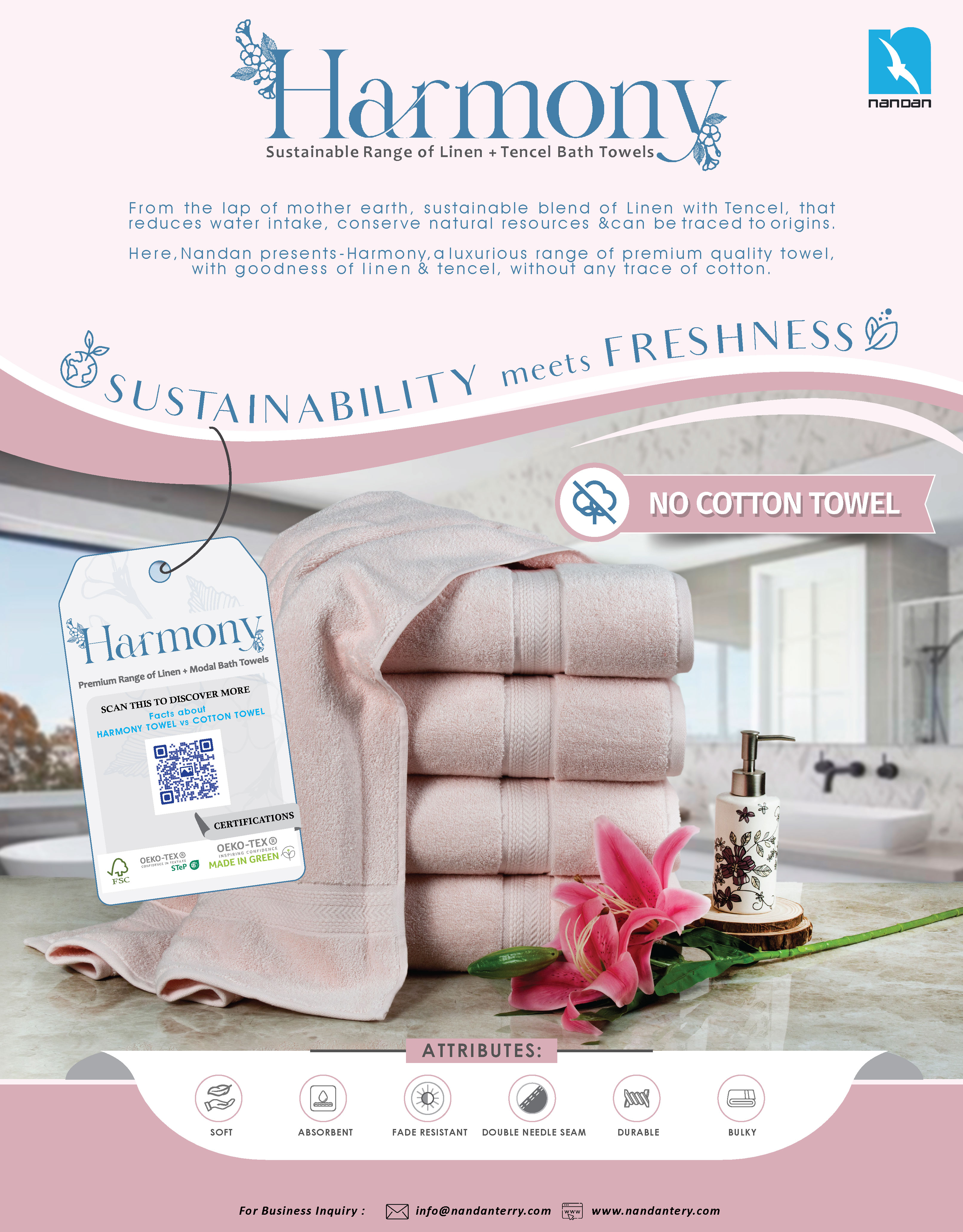 Nandan Terry Ltd. - Manufacturer of 100% Cotton Terry Towels, Dobby ...